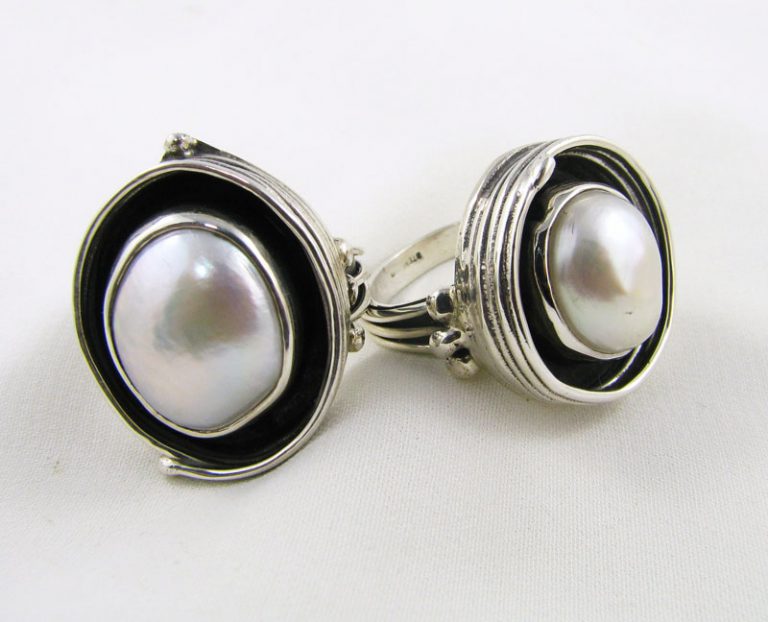 Fused Pearl Ring – Wigle Designs